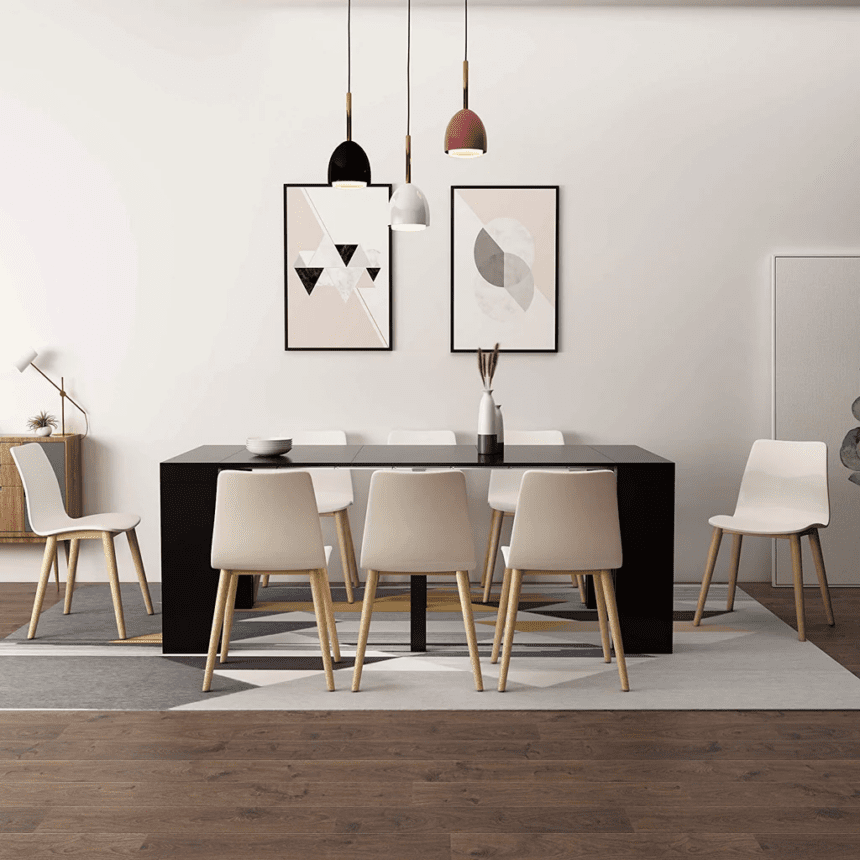 Smart & Stylish: 6 Space-Saving Extendable Dining Table Ideas for ...