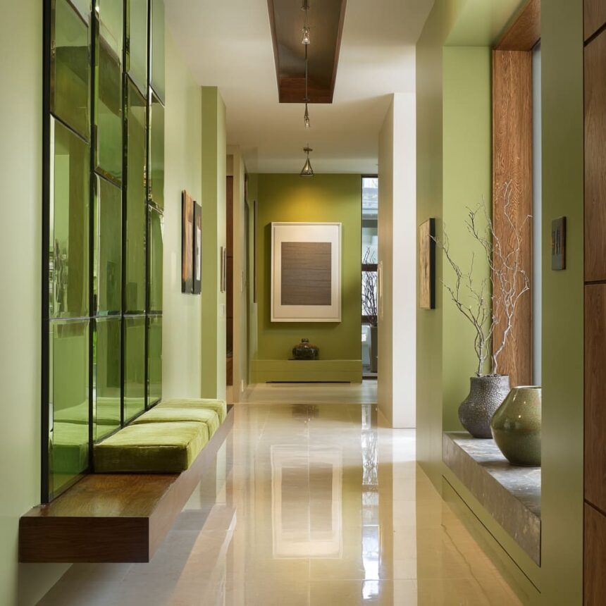 12 Green Hallway Ideas That Will Completely Transform Your Entryway ...