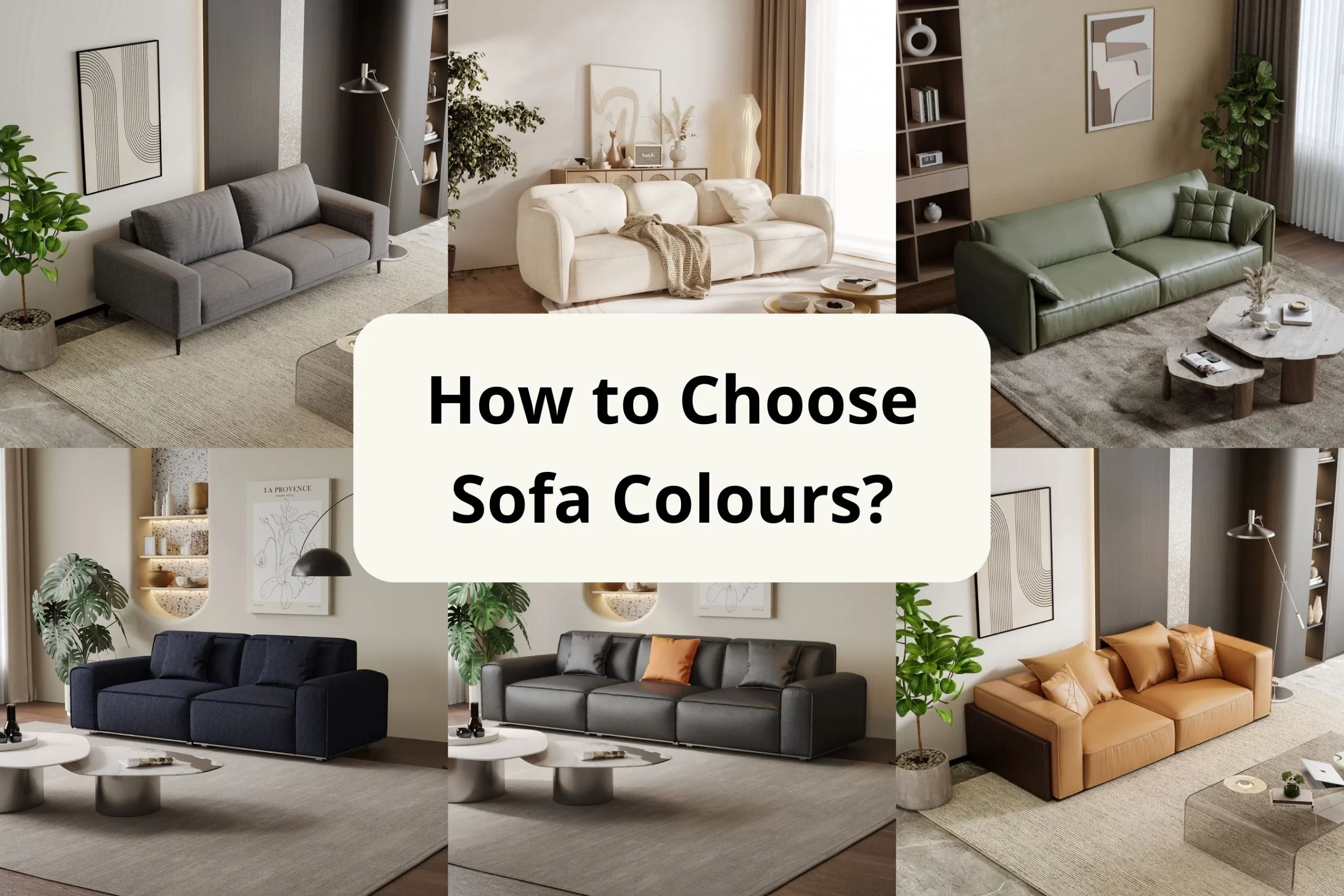 Confused About Sofa Colors? Here’s How to Choose the Best Color for ...
